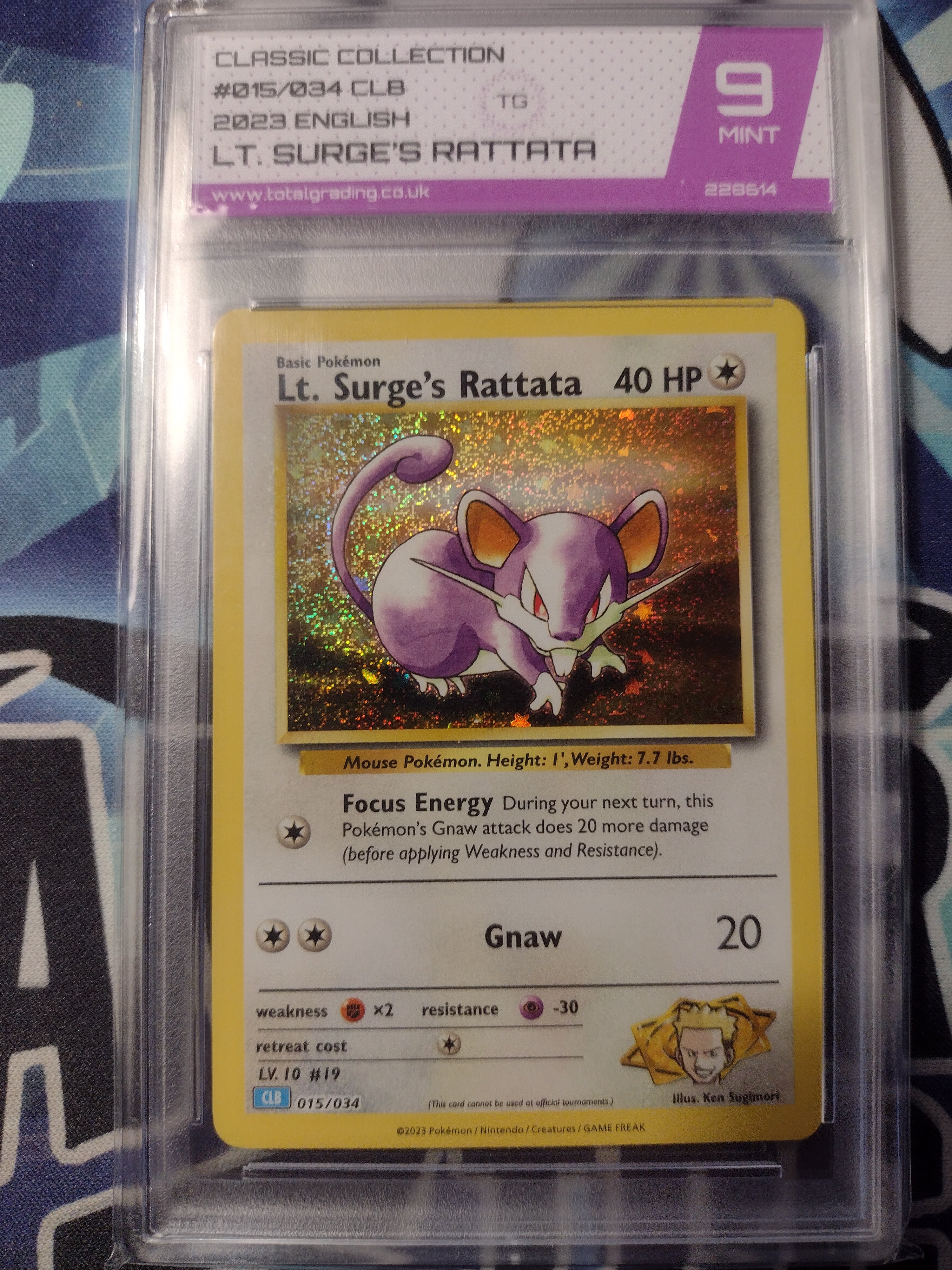 Lt. Surge's Rattata - Classic Collection - TG 9 – Hammerhead TCG